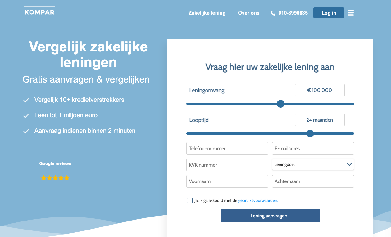 KOMPAR review en ervaringen: Vergelijk 20+ kredietverstrekkers ...